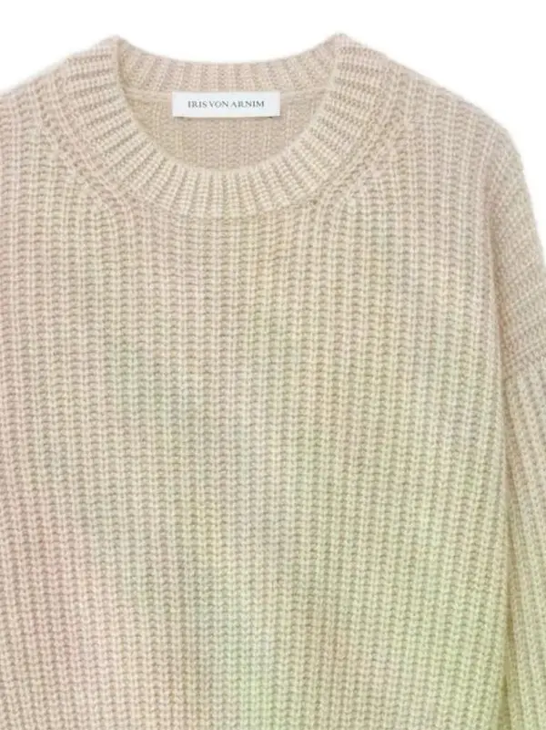 Iris Von Arnim Ribbed Knit Sweater
