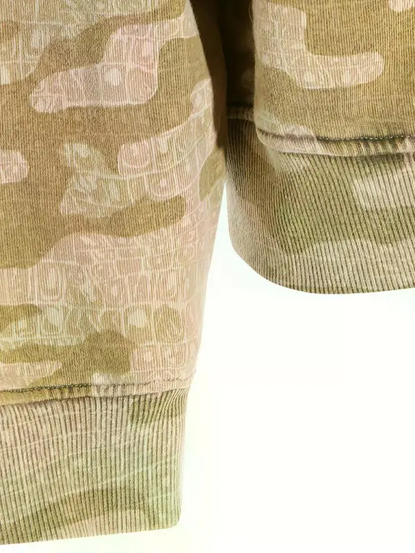 DAILY PAPER Camo-print Zip-up Hoodie