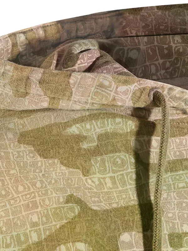 DAILY PAPER Camo-print Zip-up Hoodie