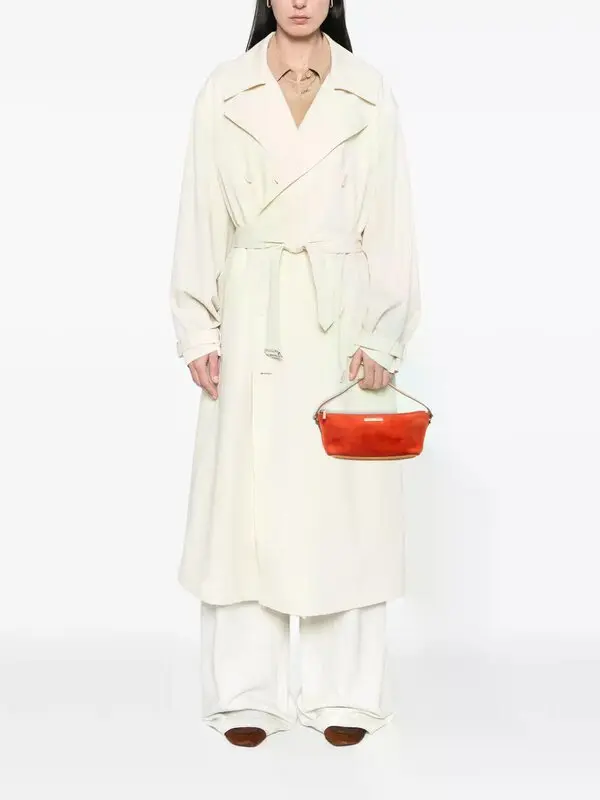 Gucci Suede Boat Shoulder Bag - Orange