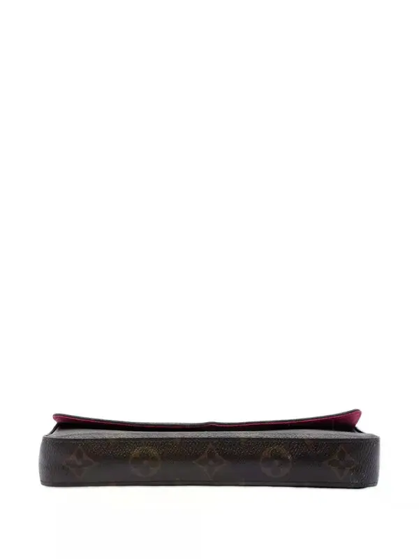 LOUIS VUITTON 2019 Monogram Pochette Felicie - Brown