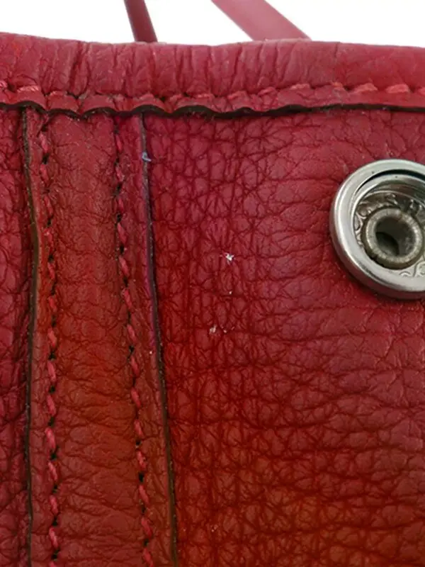 Hermès 2015 Epsom Garden Party Tpm Tote Bag - Red