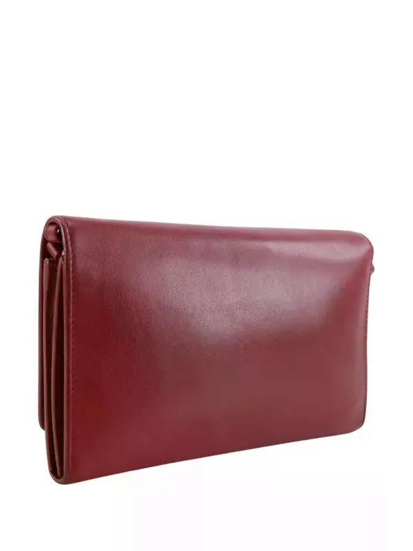Burberry Leather Tb Wallet On Strap