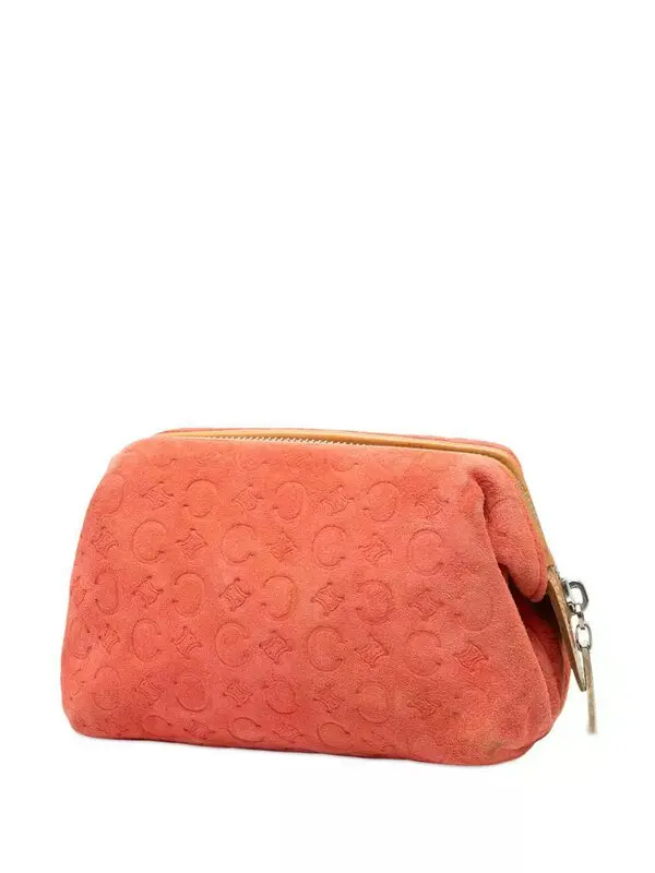 Celine Macadam Suede Pouch
