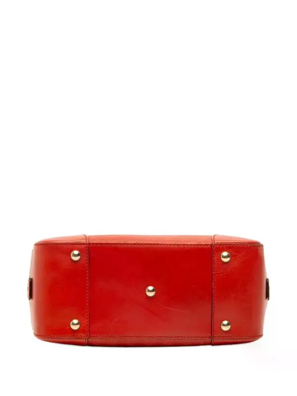 Gucci Diamante Bright Leather Satchel