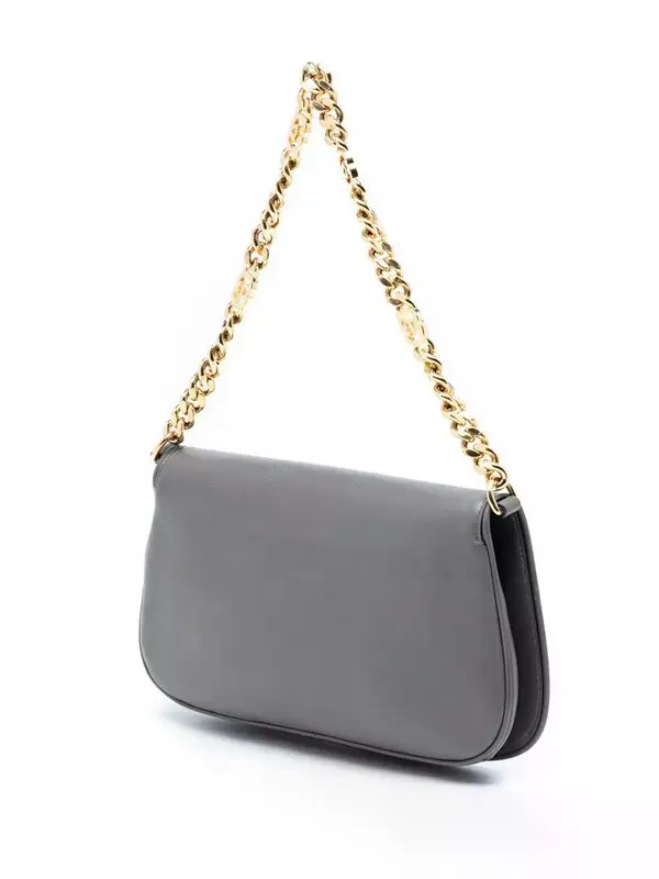 Gucci 2016-2026 Small Calfskin Blondie Chain Satchel - Grey