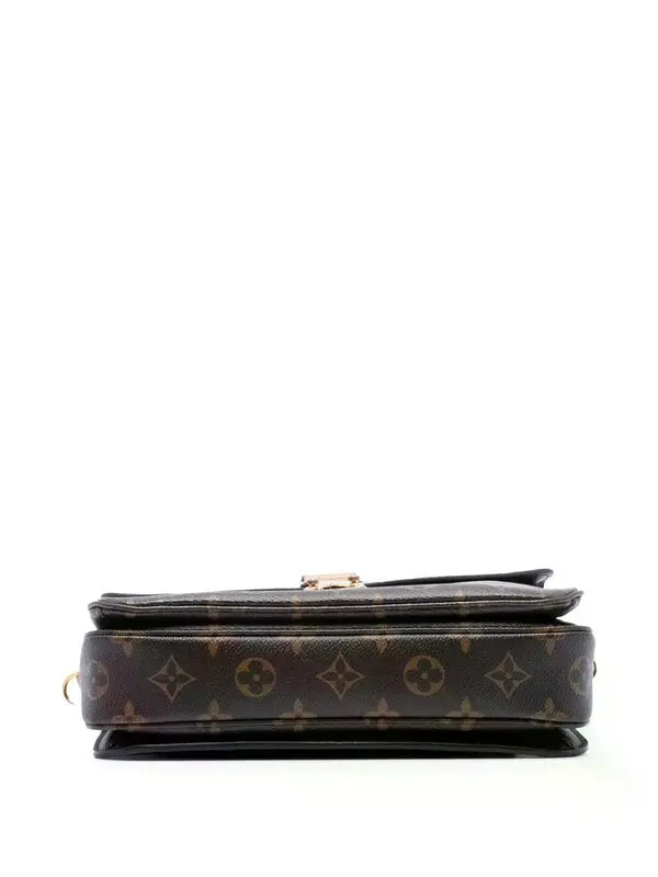 LOUIS VUITTON 2019 Monogram Pochette Metis Satchel - Brown