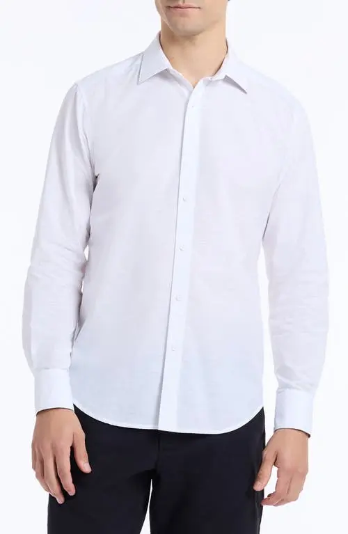 Robert Graham Avondale Cotton Button-up Shirt - Ivory