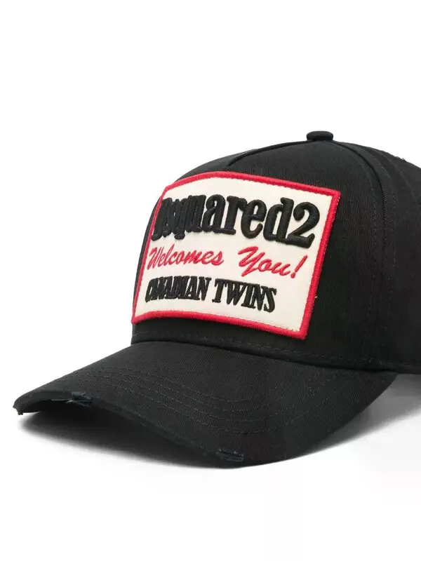 Dsquared2 Logo-patch Baseball Cap - Black