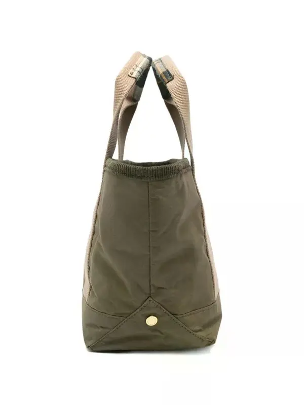 Barbour Tartan-detail Tote Bag - Green