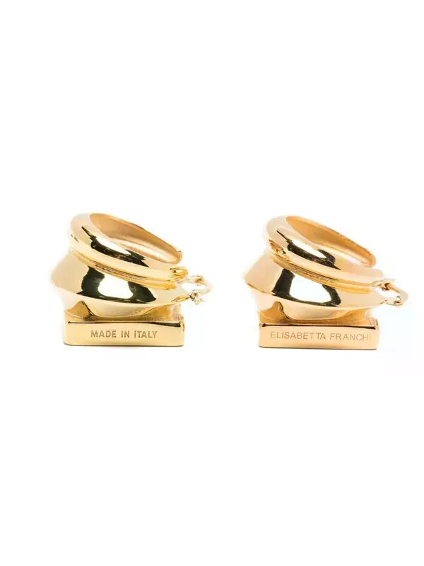Elisabetta Franchi Logo-detail Earrings