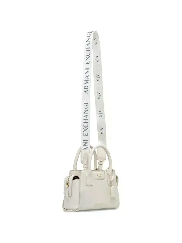 Armani Exchange Tag-detail Tote Bag - White