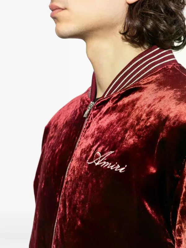 Amiri Bone Detail Bomber Jacket