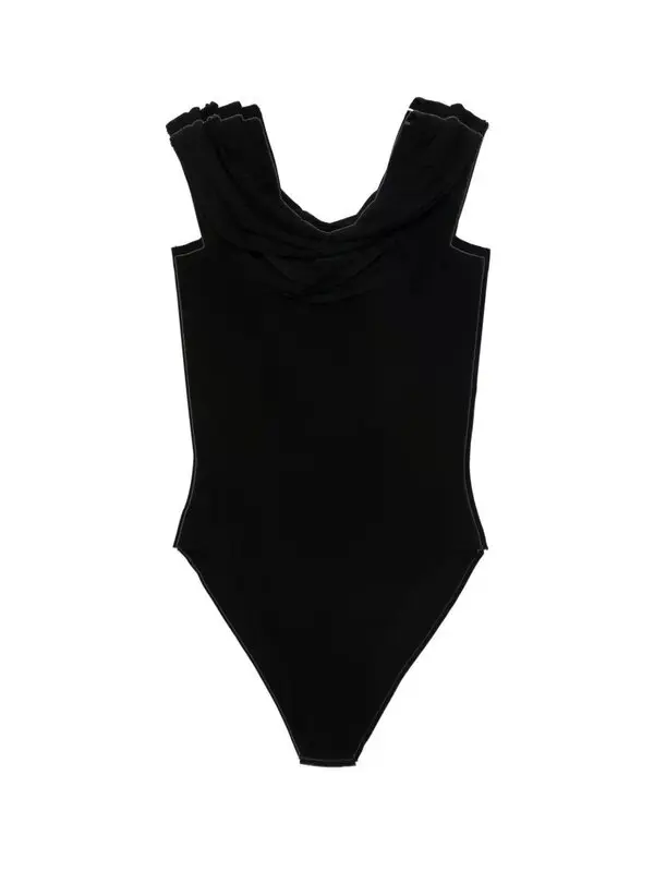 Norma Kamali Draped Bodysuit