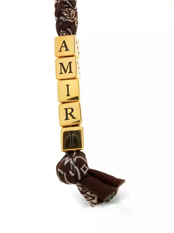Amiri Dice Beaded Keyring