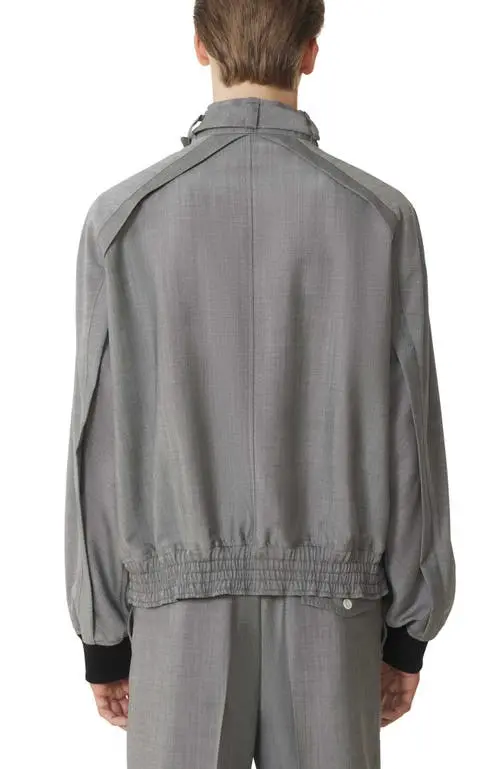 LANVIN Mohair Wool Jacket - Gray