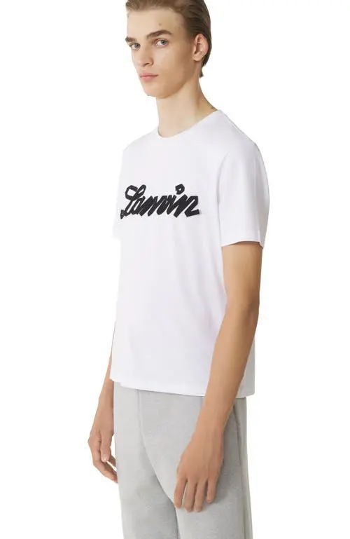 LANVIN White Ribbon T-shirt