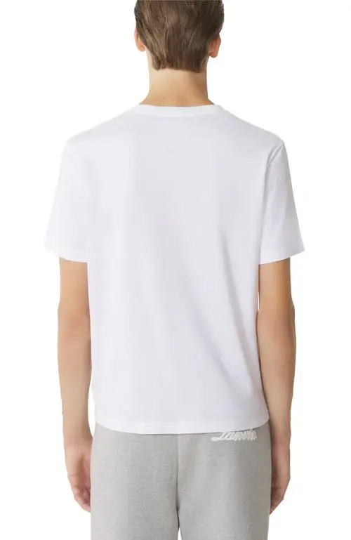 LANVIN White Ribbon T-shirt