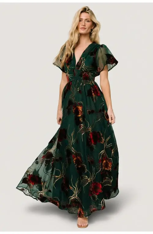 BALTIC BØRN Valen Maxi Dress - Jade Multi