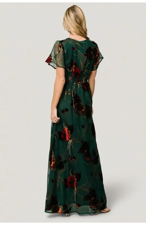 BALTIC BØRN Valen Maxi Dress - Jade Multi