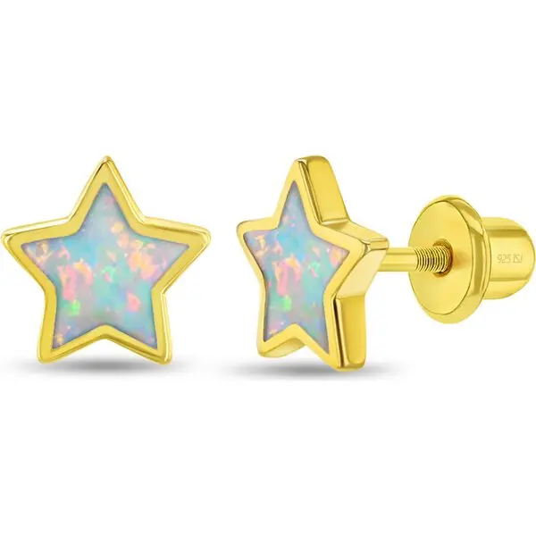 IN SEASON JEWELRY Star Stud Earrings With - Opal