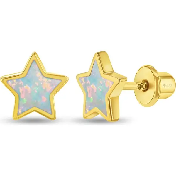 IN SEASON JEWELRY Star Stud Earrings With - Opal