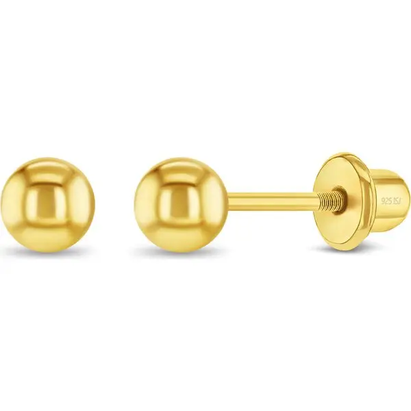 IN SEASON JEWELRY 14k Over Sterling Silver Ball Stud Earrings - Gold