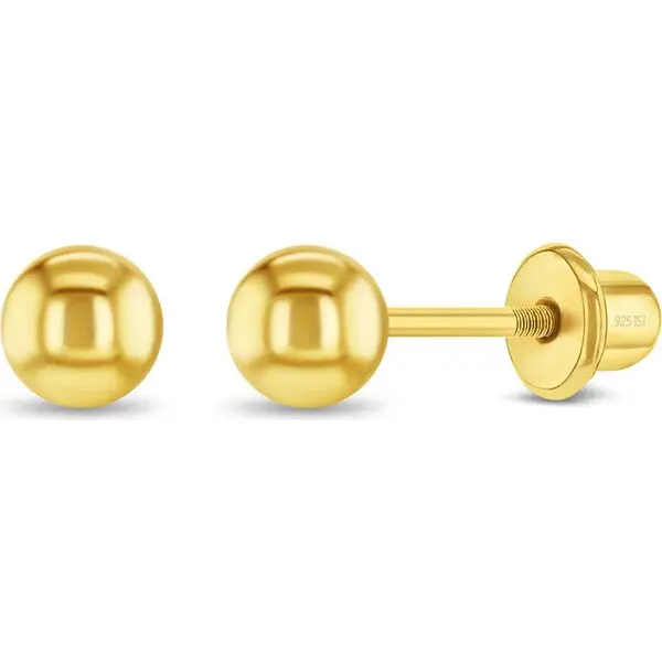 IN SEASON JEWELRY 14k Over Sterling Silver Ball Stud Earrings - Gold