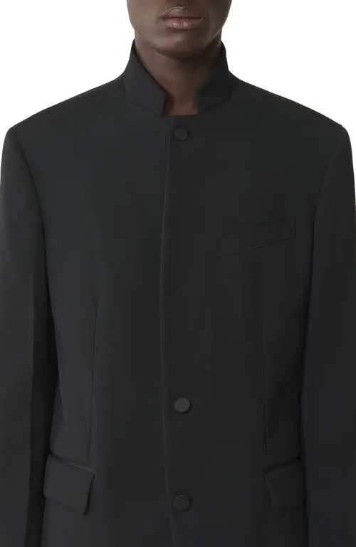 LANVIN Wool Jacket With Stand-up Collar