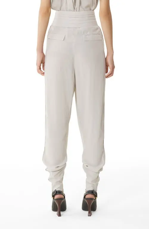 LANVIN Draped Charmeuse Pants - White