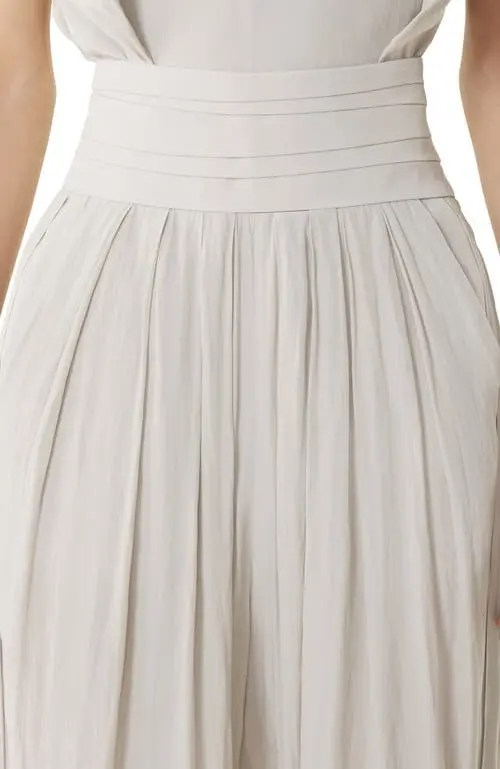 LANVIN Draped Charmeuse Pants - White