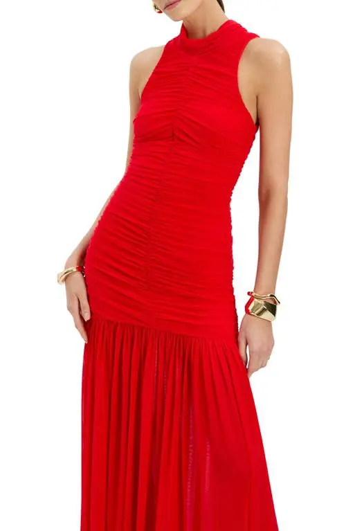 Bardot Orlana Mesh Maxi Dress