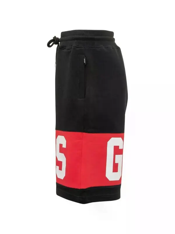 Gcds Logo Sweat Shorts - Black