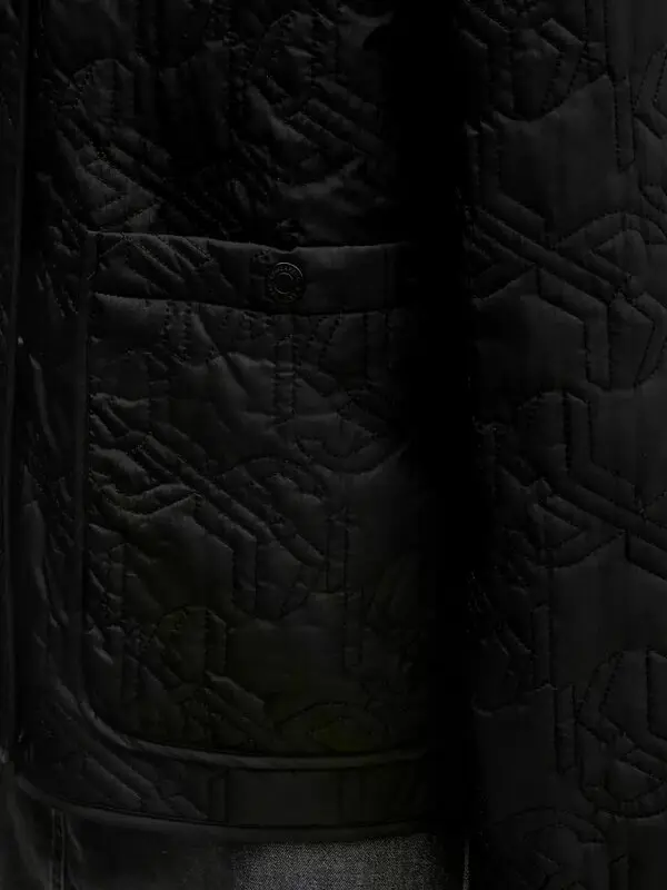 Karl Lagerfeld Quilted High Neck Jacket