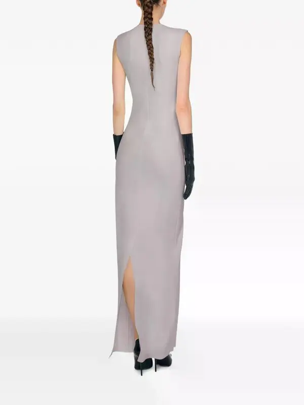 Norma Kamali Sleeveless Long Dress - Grey