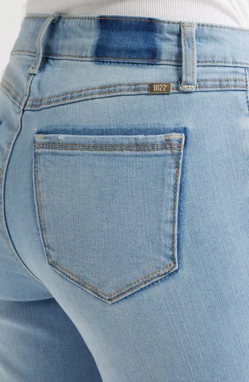 1822 Denim Release Hem High Waist Demi Bootcut Jeans - Harmony