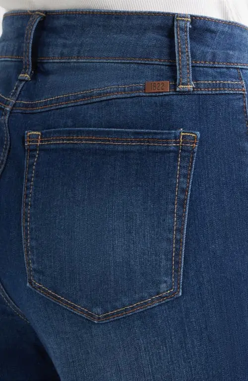 1822 Denim Release Hem High Waist Wide Leg Jeans