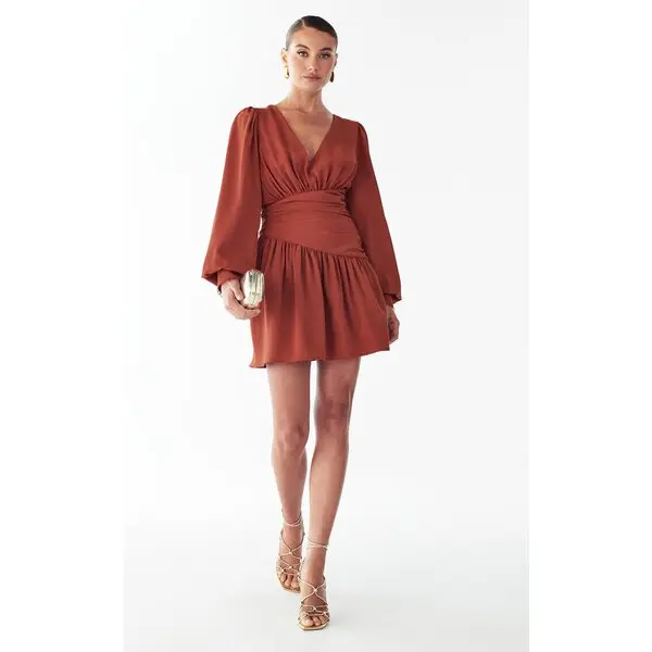 BWLDR Merry Mini Dress - Copper
