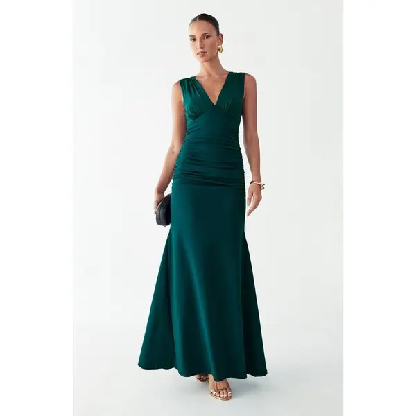 BWLDR Allen Maxi Dress - Teal