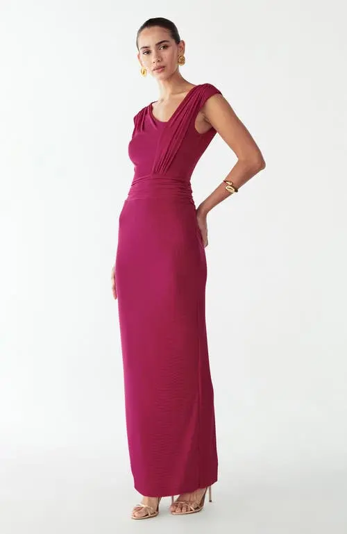 BWLDR Tima Maxi Dress - Berry