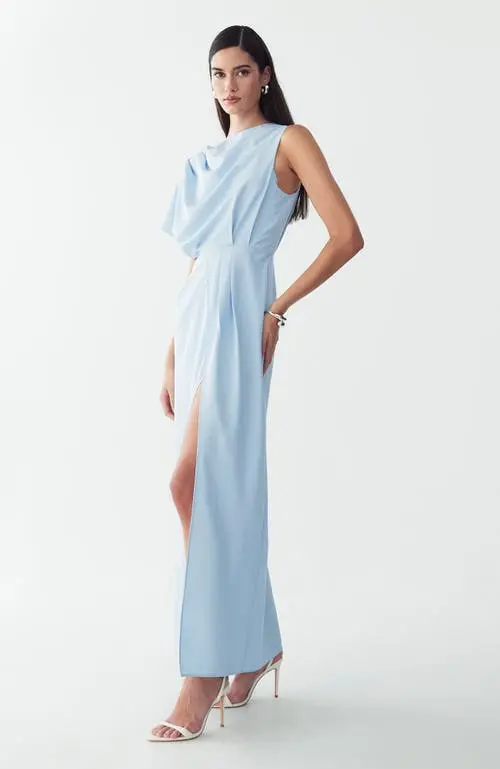 BWLDR Tammi Maxi Dress - Pale Blue