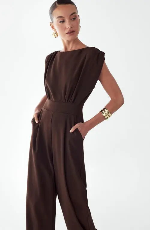 BWLDR Stella Jumpsuit - Chocolate