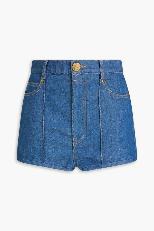 Zimmermann Denim Shorts - Mid Denim