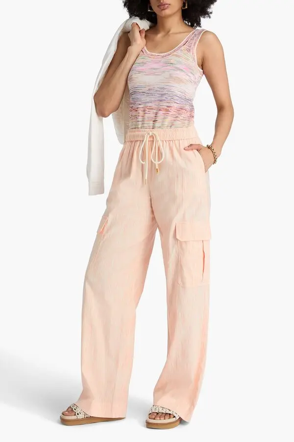 Zimmermann Striped Linenblend Cargo Pants