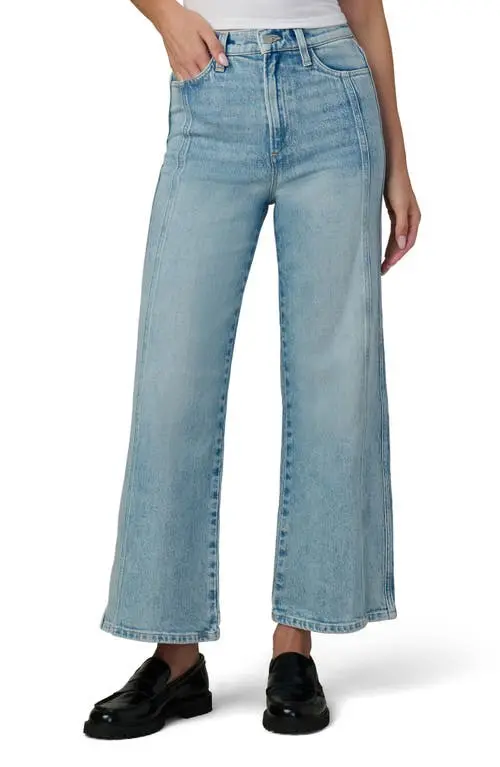 Joe's Jeans The Mia Seamed High Waist Ankle Wide Leg Jeans - Genuine