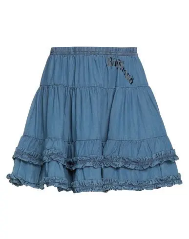John Richmond Mini Skirt Size Cotton - Blue
