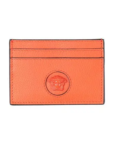 Versace Cardholder Mauve Leather - Orange