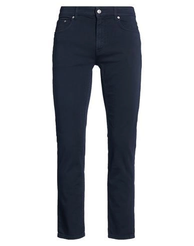 DEPARTMENT 5 Tapered Solid Denim Jeans - Navy