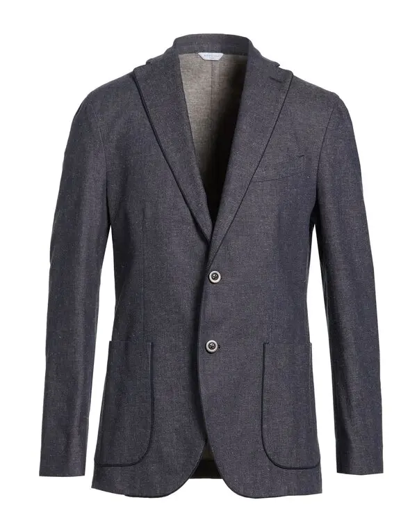 Boglioli Blazer Size Cotton, Linen, Elastane