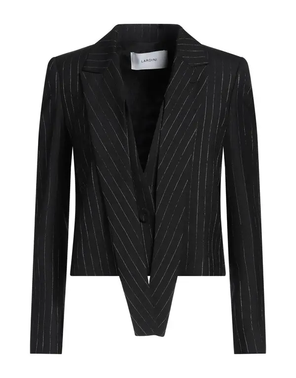 LARDINI Single-breasted Pinstriped Blazer